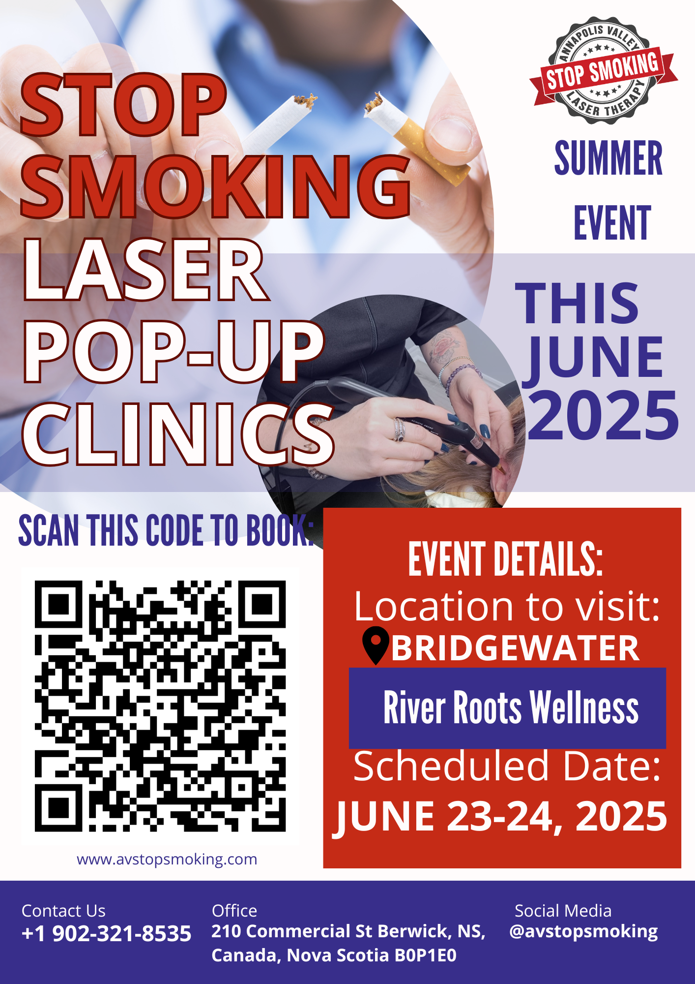 Laser Stop Smoking Pop-Up - Explore Bridgewater