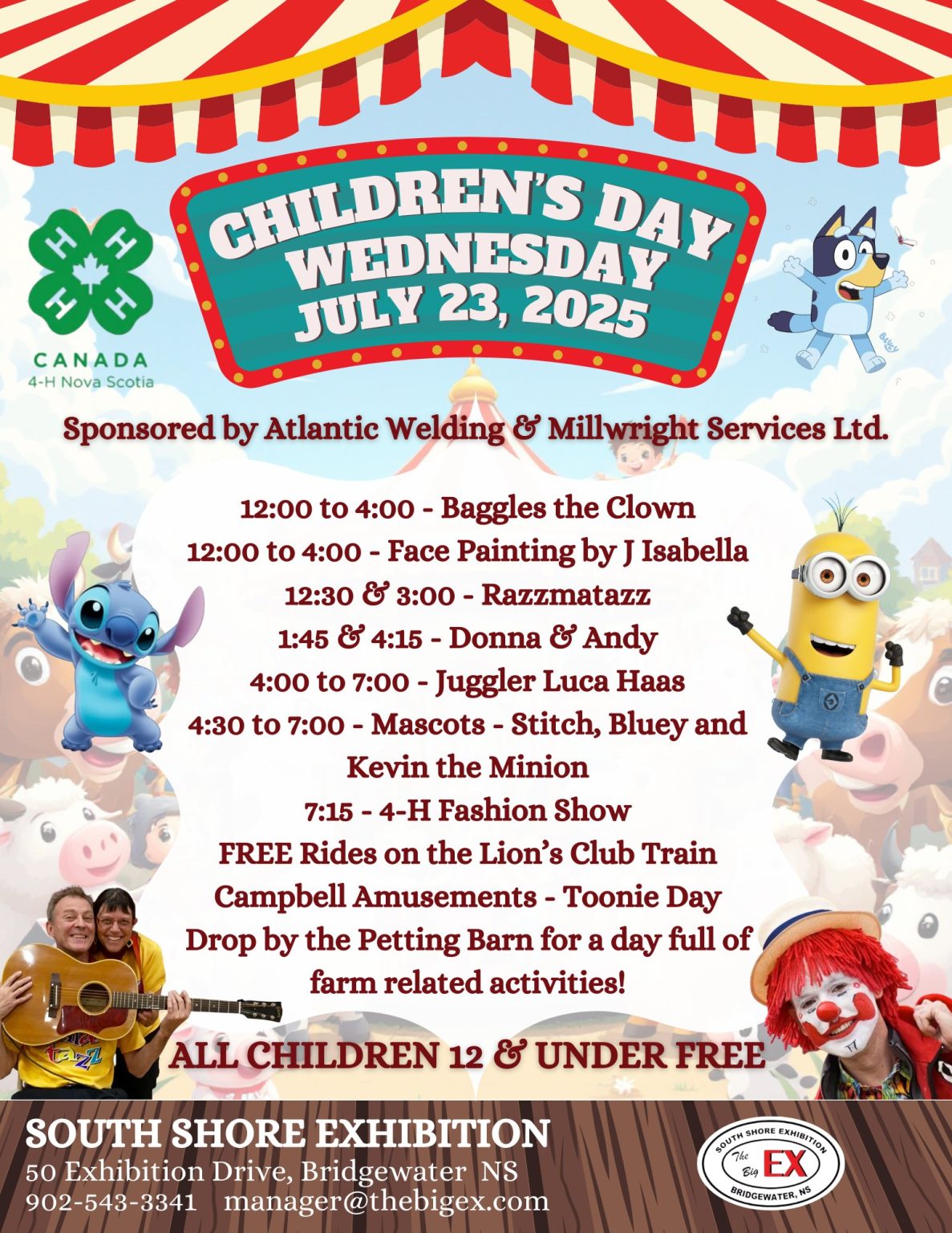 Children’s Day at the South Shore Exhibition - Explore Bridgewater